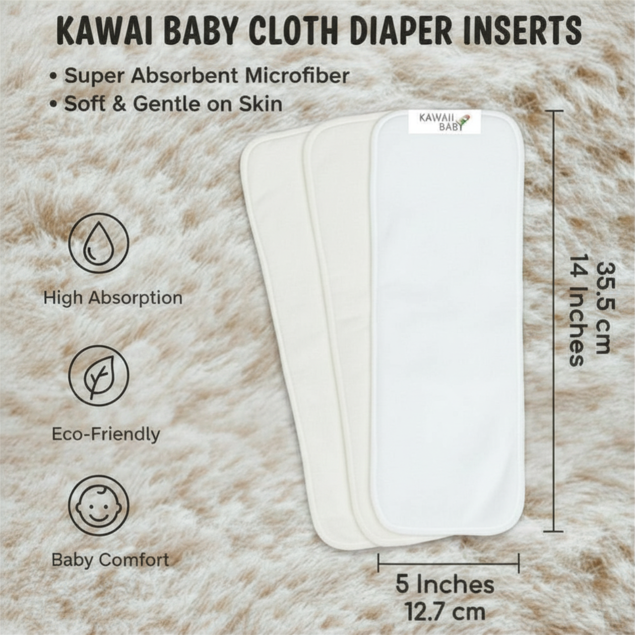 One Size Printed Snap Pocket Cloth Diaper - KaWaii Baby Cloth Diaper ...